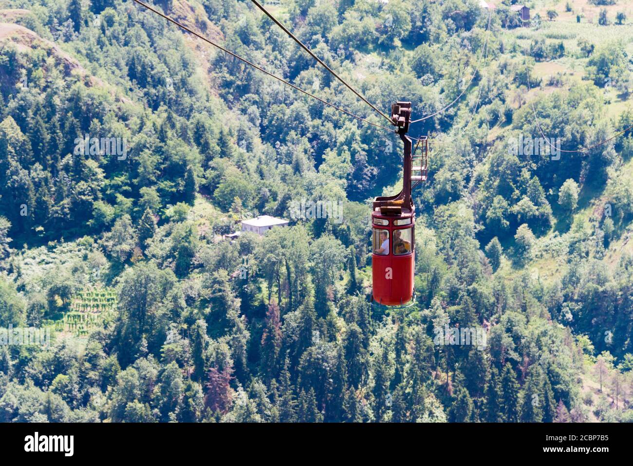 Khulo, Georgia - Ropeway in Khulo, Adjara, Georgia. It is built by ...