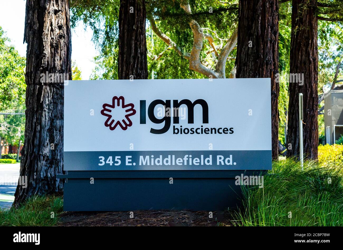 IGM Biosciences sign in Mountain View California USA Stock Photo - Alamy