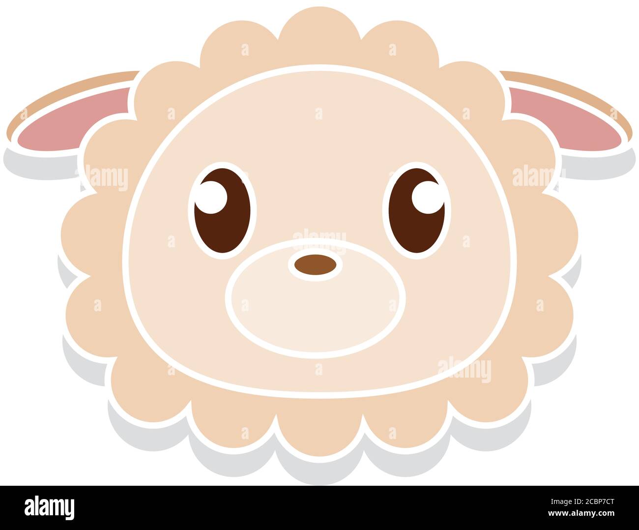 Sheep head cartoon Stock Vector Image & Art - Alamy