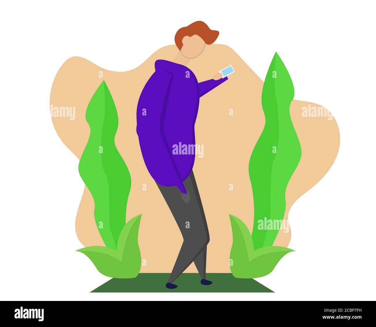 Human messenger Stock Vector Images - Alamy