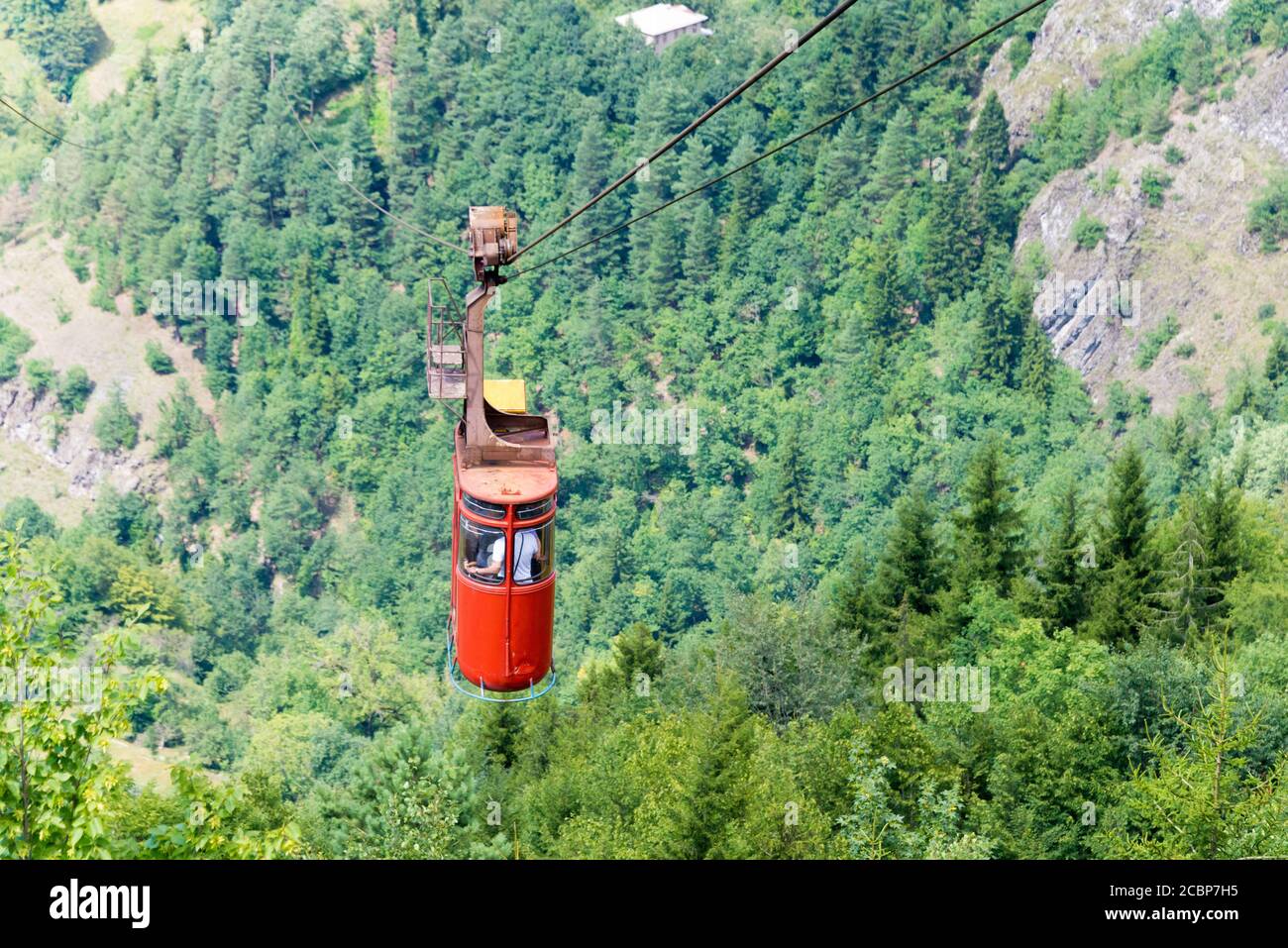 Khulo, Georgia - Ropeway in Khulo, Adjara, Georgia. It is built by ...