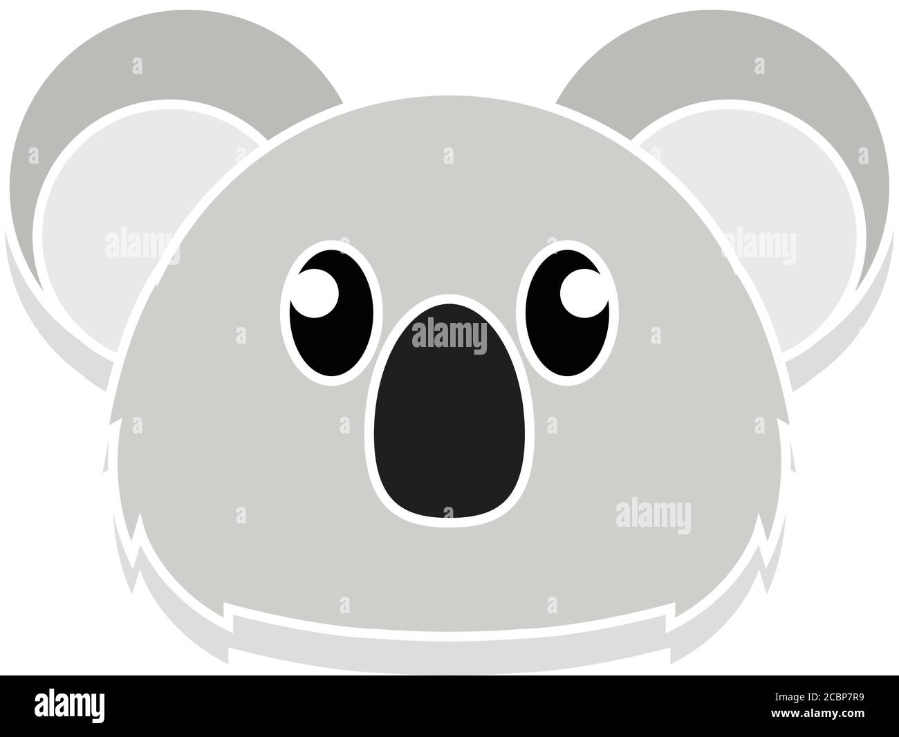 Koala head cartoon Stock Vector Image & Art - Alamy