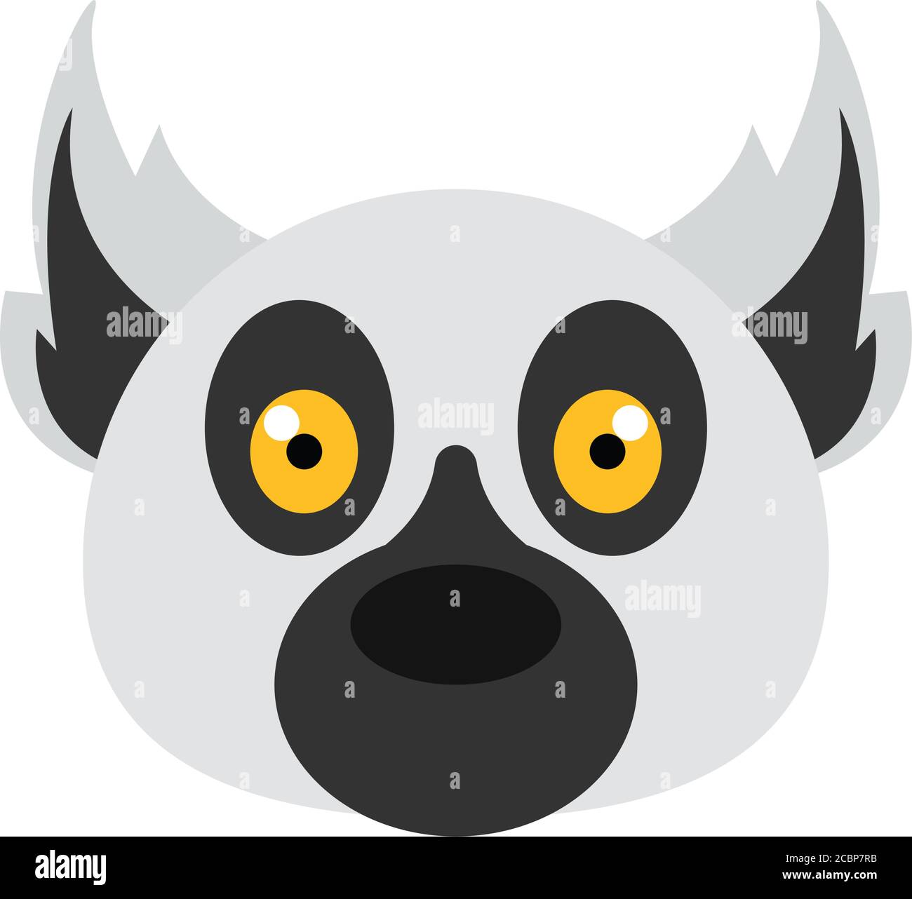 Lemur head cartoon Stock Vector Image & Art - Alamy
