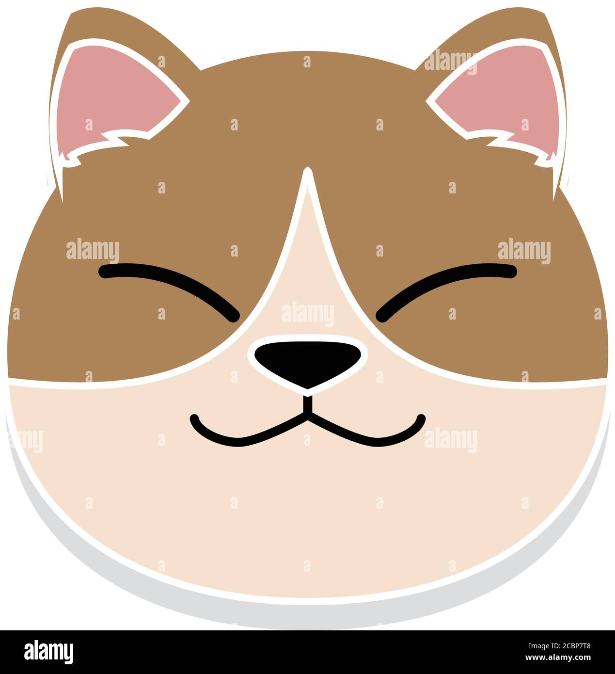Cat head cartoon Stock Vector Image & Art - Alamy