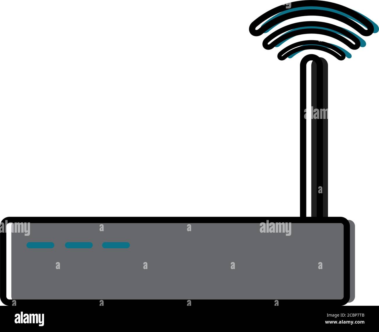 Modem image Stock Vector Images - Alamy
