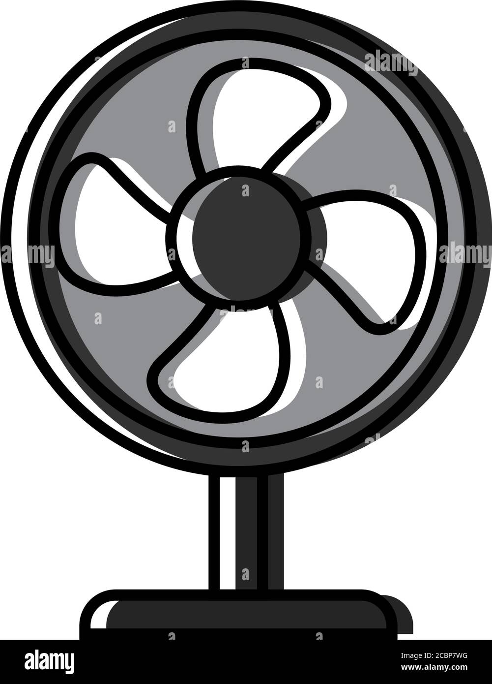 Isolated air fan icon Stock Vector Image & Art - Alamy