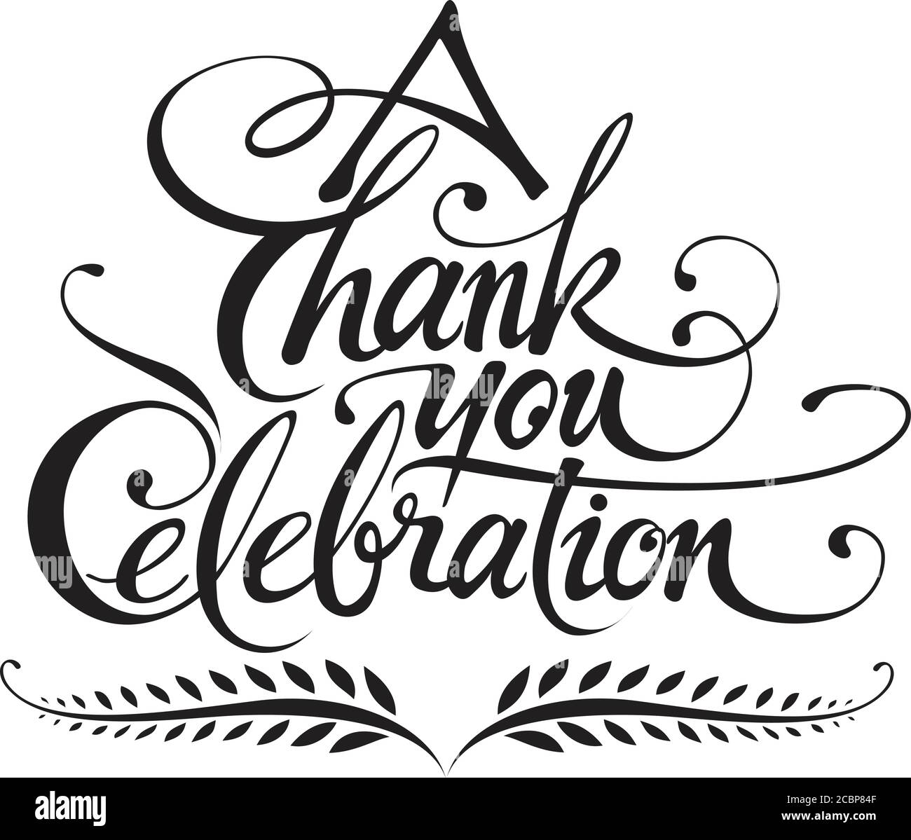Custom Calligraphy Text Stock Vector Image And Art Alamy