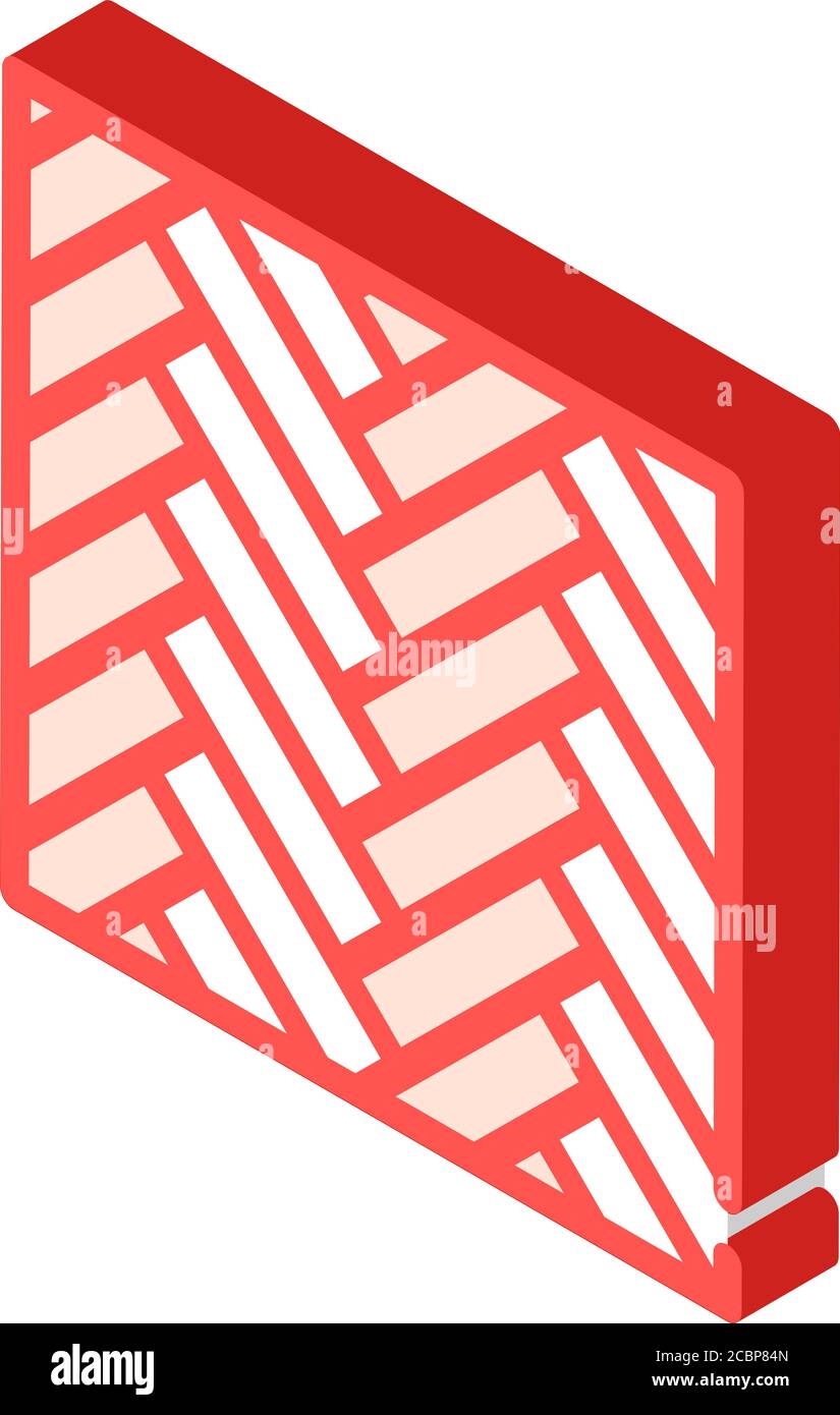 parquet floor isometric icon vector illustration isolated Stock Vector ...