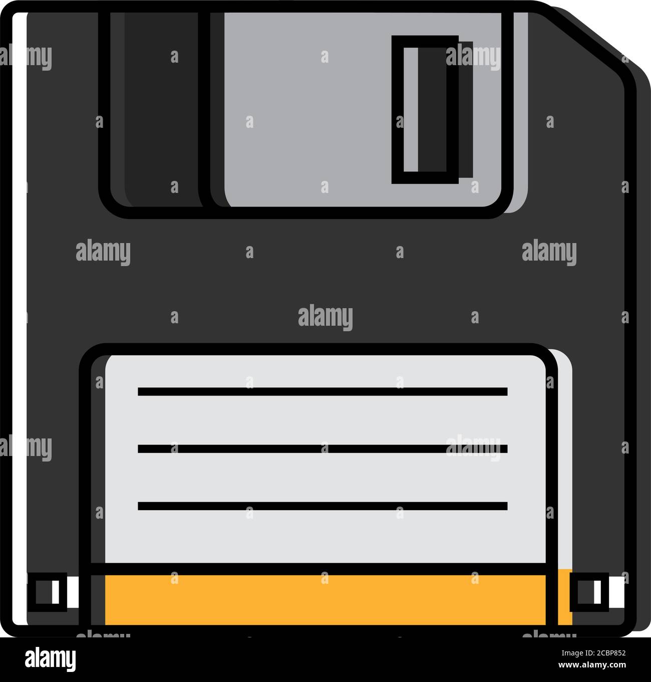Isolated disket icon Stock Vector Image & Art - Alamy