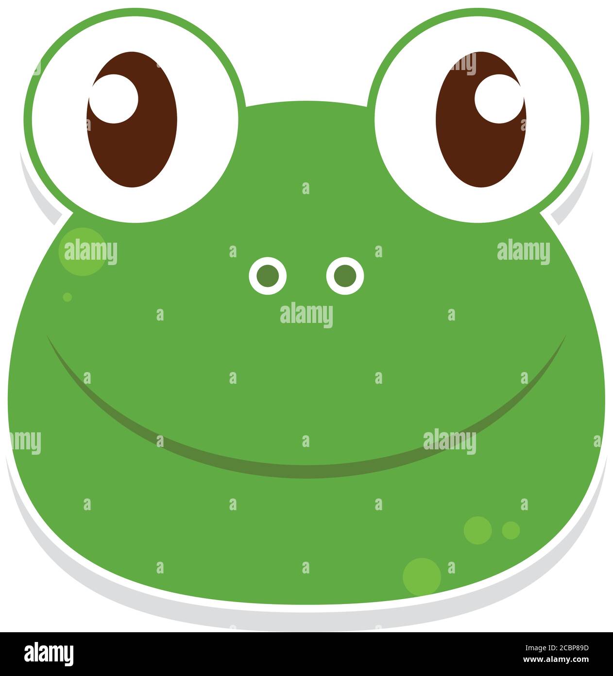 Frog head cartoon Stock Vector Image & Art - Alamy