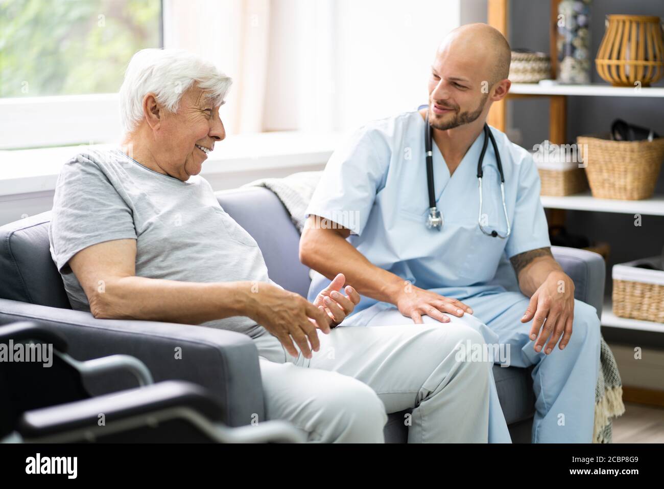 Carer care home nursing hi-res stock photography and images - Alamy