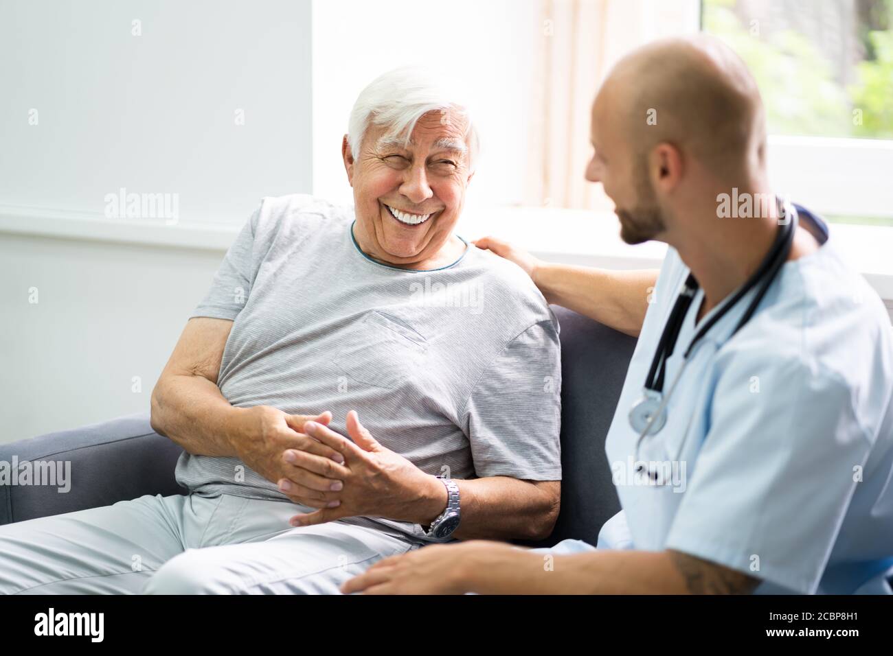 Carer care home nursing hi-res stock photography and images - Alamy