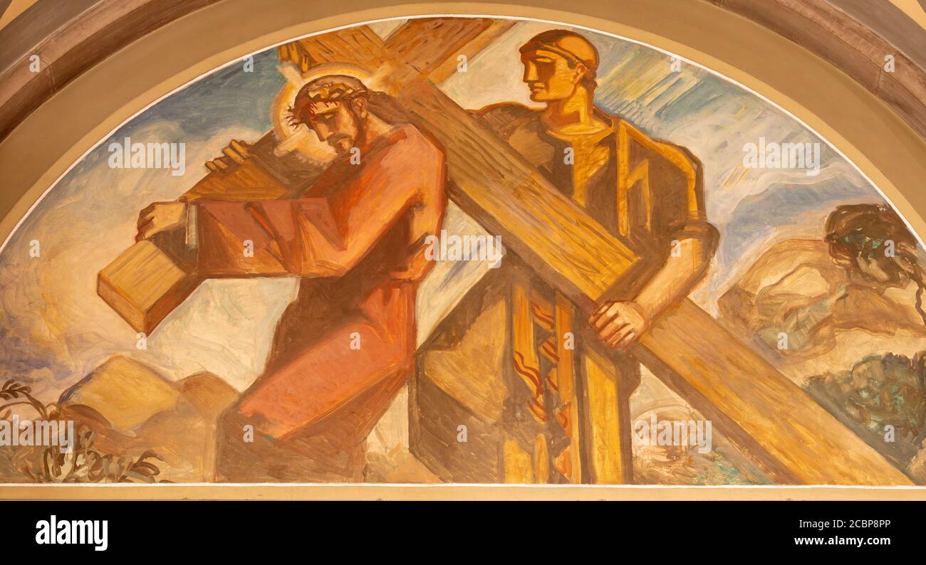 Simon of cyrene hi-res stock photography and images - Alamy
