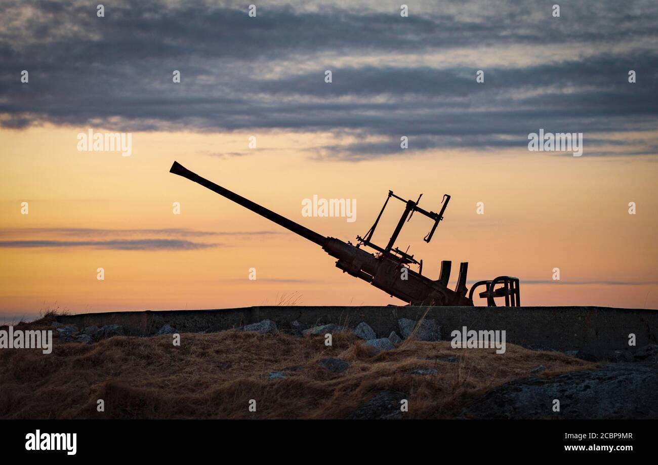Light anti aircraft gun hi-res stock photography and images - Alamy