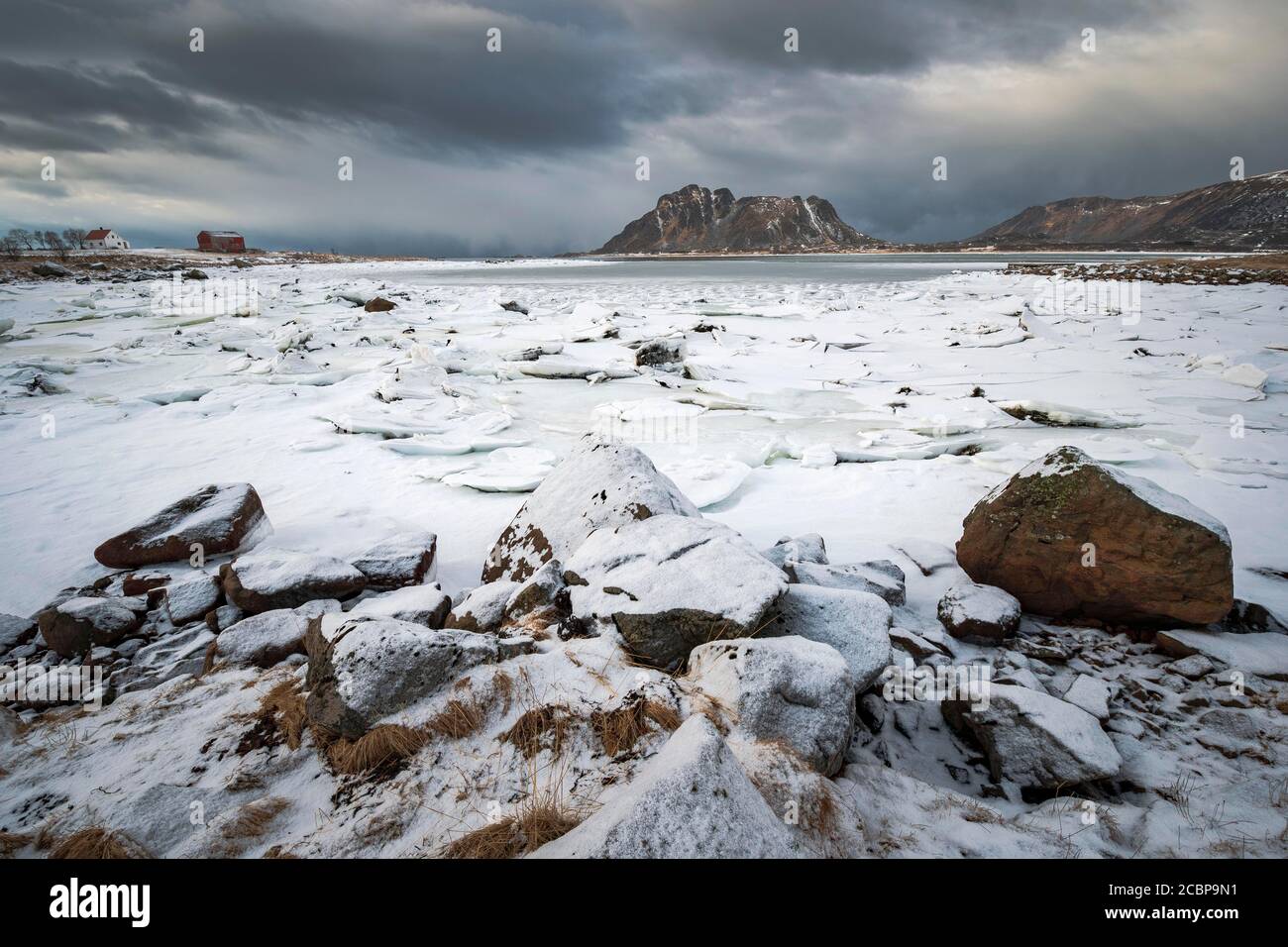 Frozen ice floe in vesteralen hi-res stock photography and images - Alamy