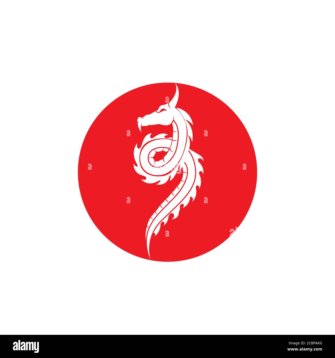 Dragon illustration icon design template vector Stock Vector Image ...