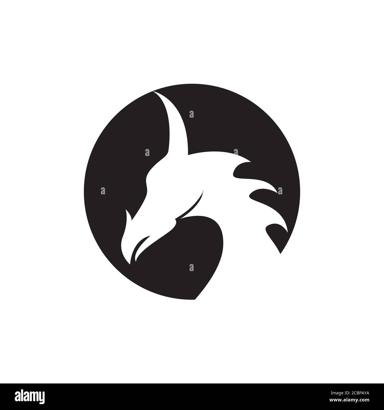 Dragon illustration icon design template vector Stock Vector Image ...