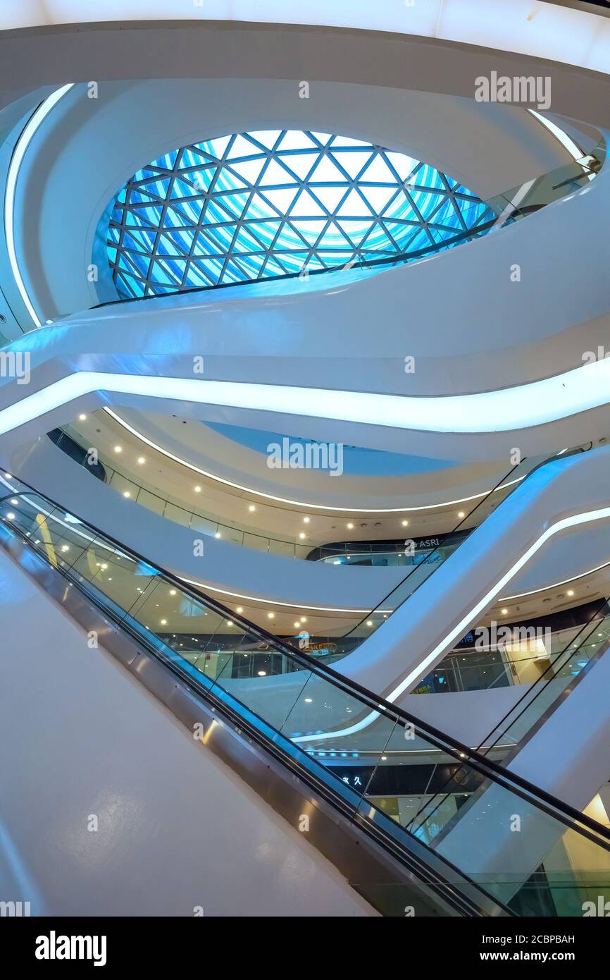 Beijing, China - Jan 9 2020: Galaxy Soho Building is an urban complex ...