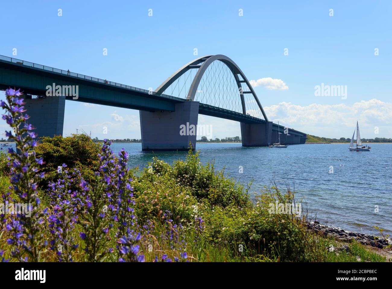 Fehmarnsundbruecke, Fehmarn Sound Bridge, Fehmarn, Schleswig-Holstein ...