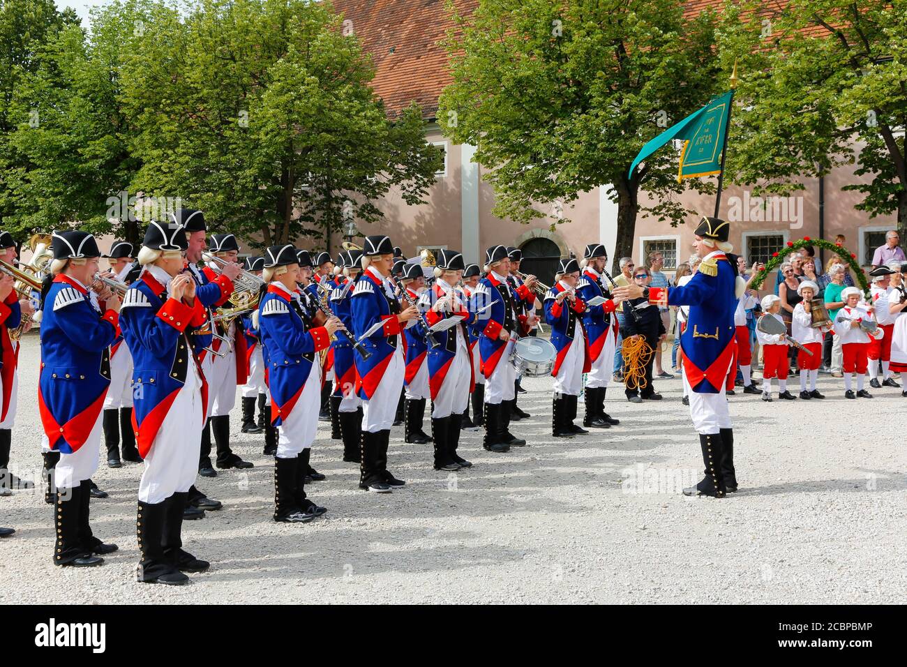 Musicians in costume of garrison soldiers hi-res stock photography and ...