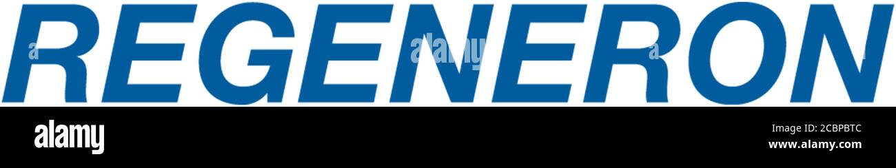 Logo Regeneron Pharmaceuticals, pharmaceutical company, format filling ...