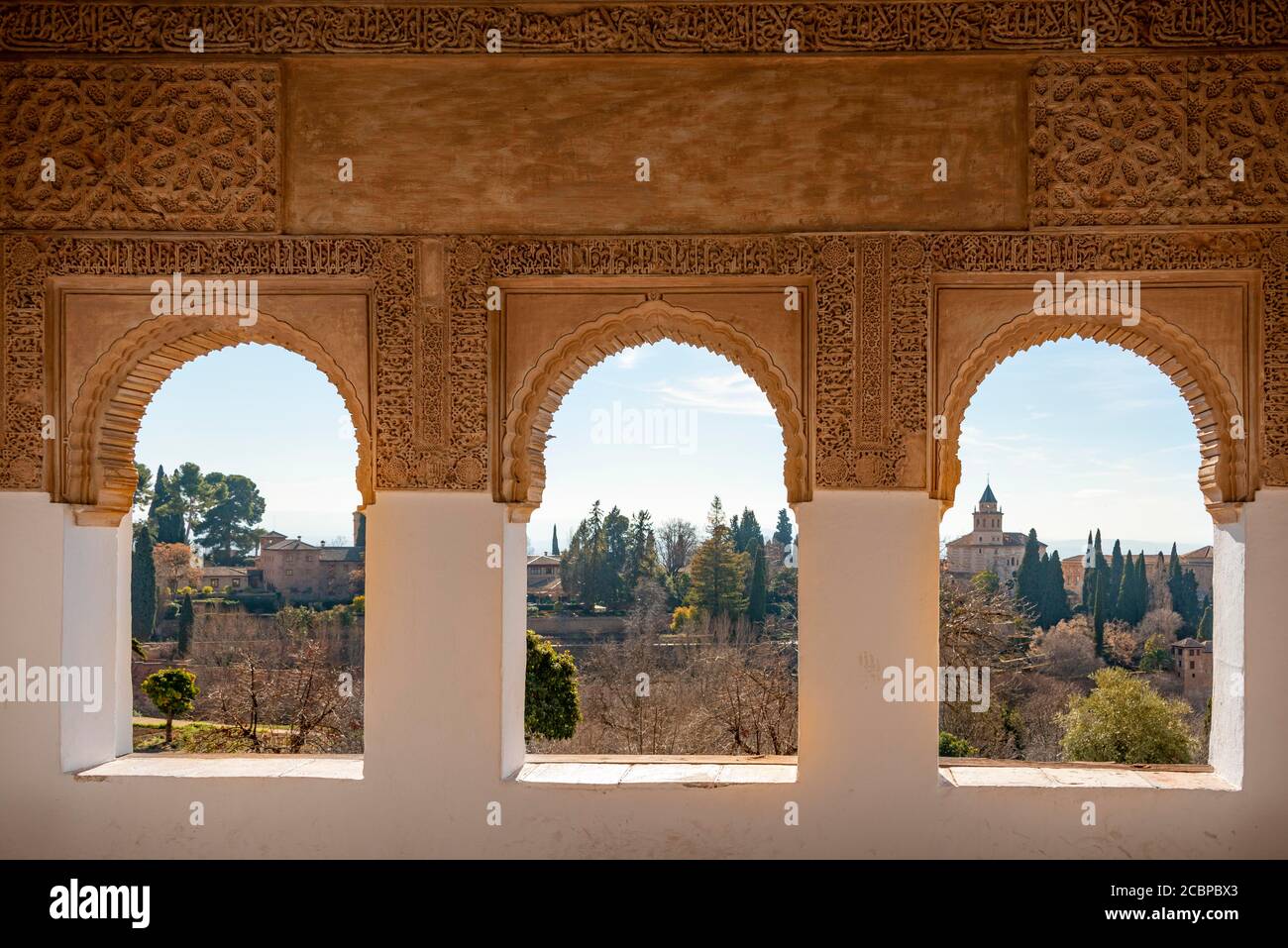 Alhambra granada window hi-res stock photography and images - Alamy