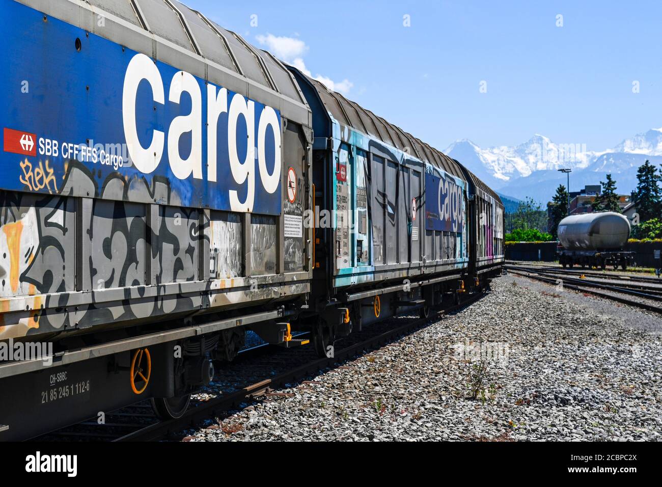 Rail freight transport sbb hi-res stock photography and images - Alamy