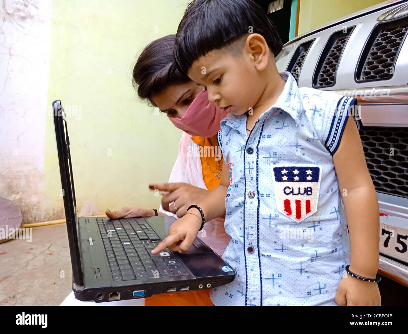 Indian villagers training hi-res stock photography and images - Alamy