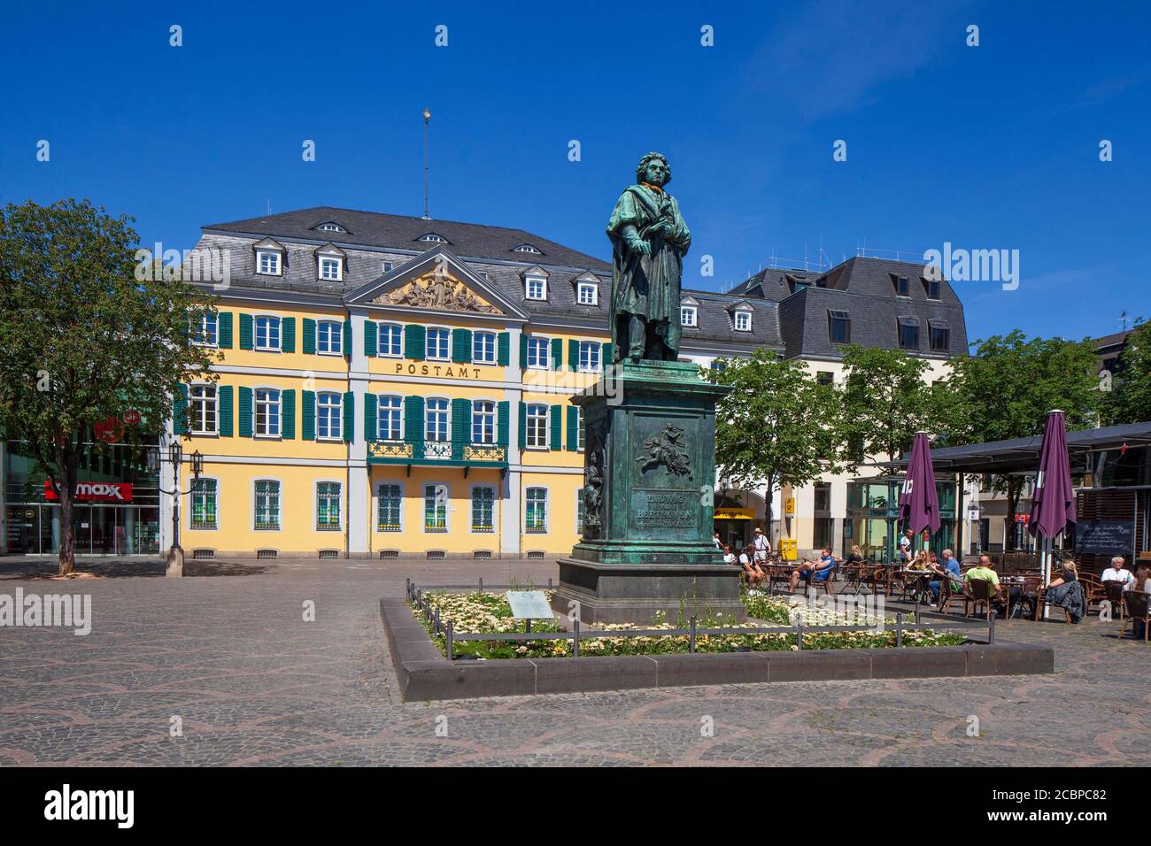 Beethoven Monument and Main Post Office, Former Fuerstenbergisches ...