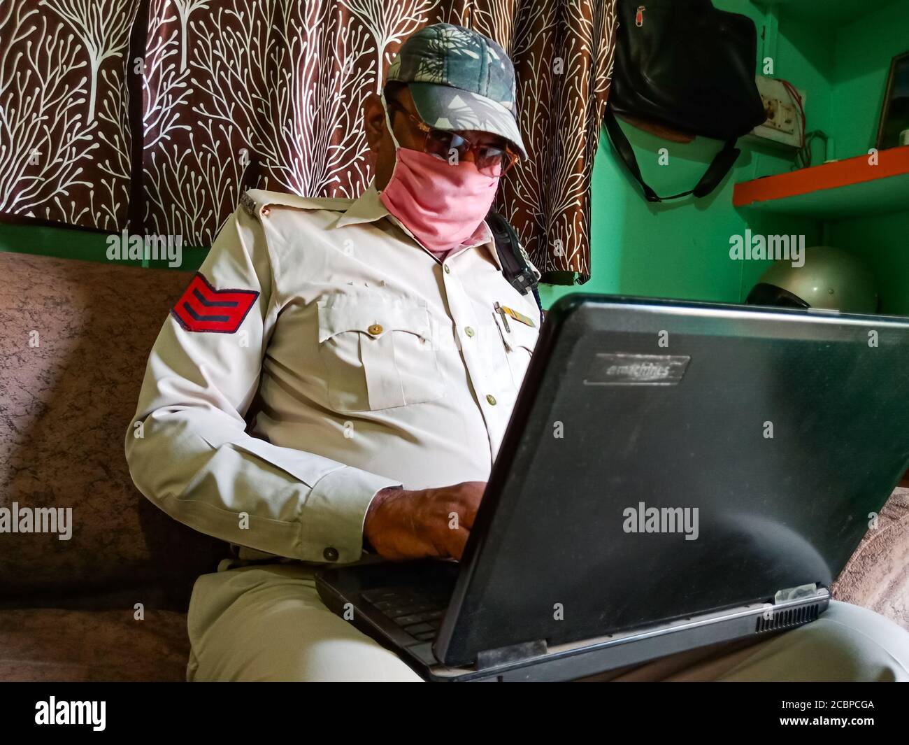 Indian police hand hi-res stock photography and images - Alamy