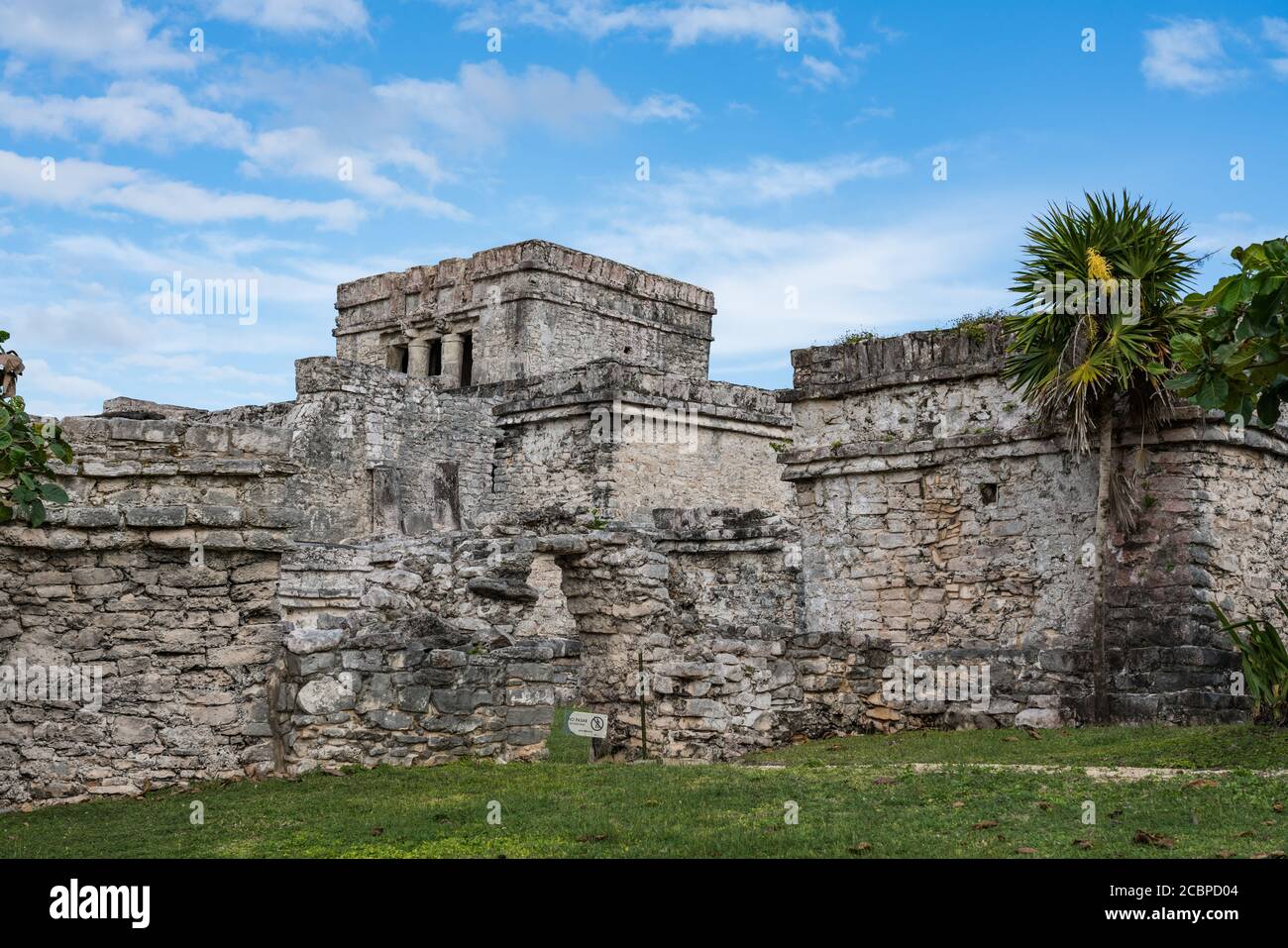 El Castillo or the Castle is the largest temple in the ruins of the ...