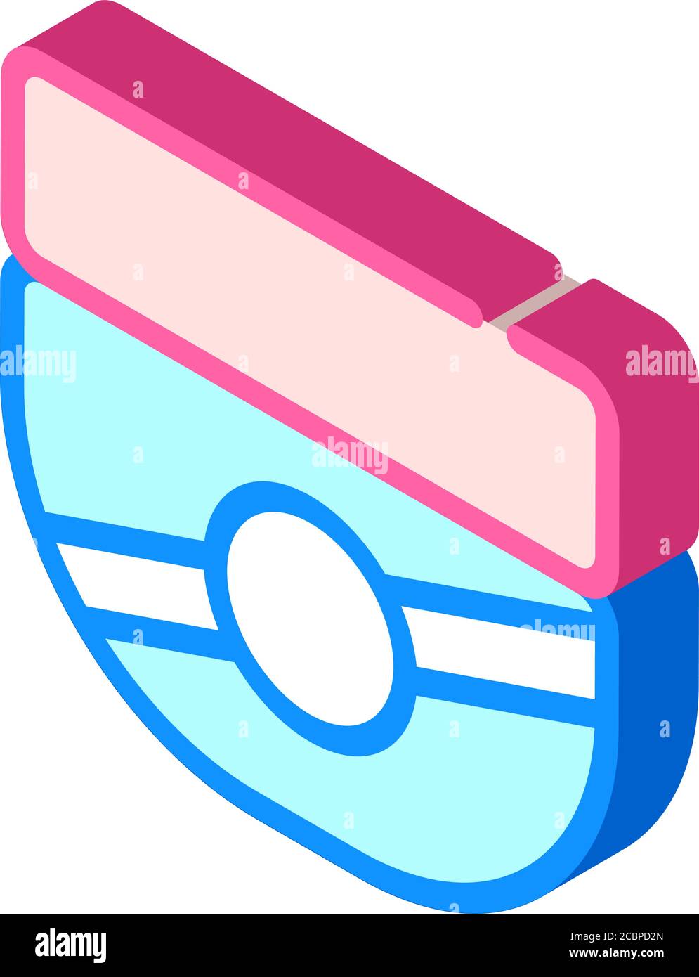 cream container isometric icon vector illustration isolated Stock ...