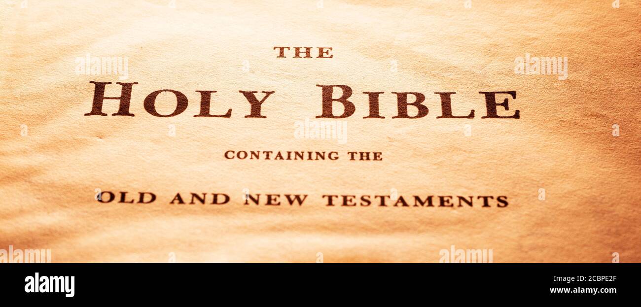 English bible words hi-res stock photography and images - Alamy