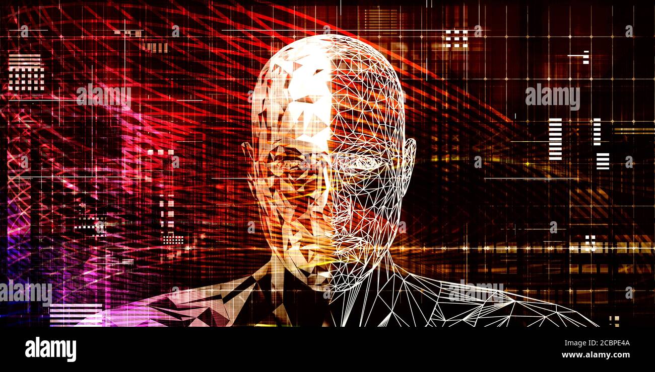 Artificial Intelligence AI Neural Network Logic Art Stock Photo - Alamy