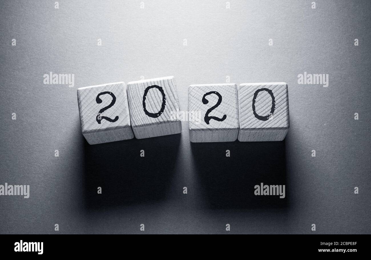 2020 word alphabet wooden hi-res stock photography and images - Alamy