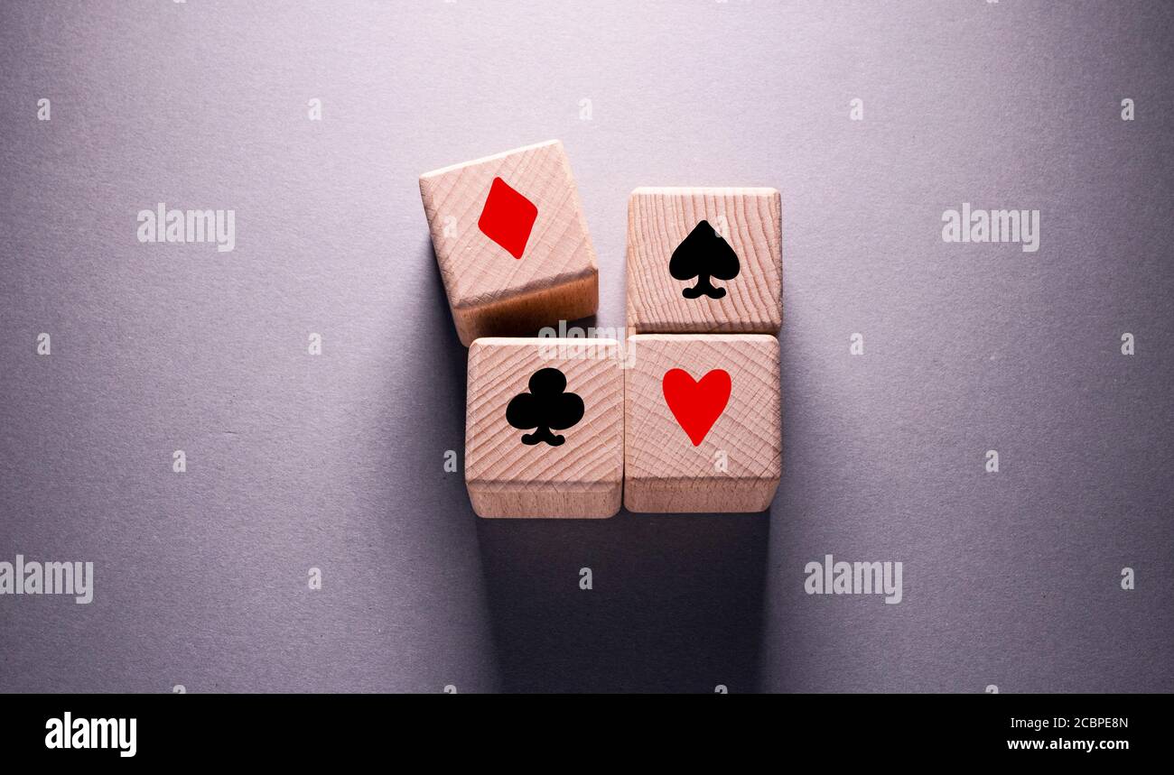 Dice cubes icon sign hi-res stock photography and images - Alamy