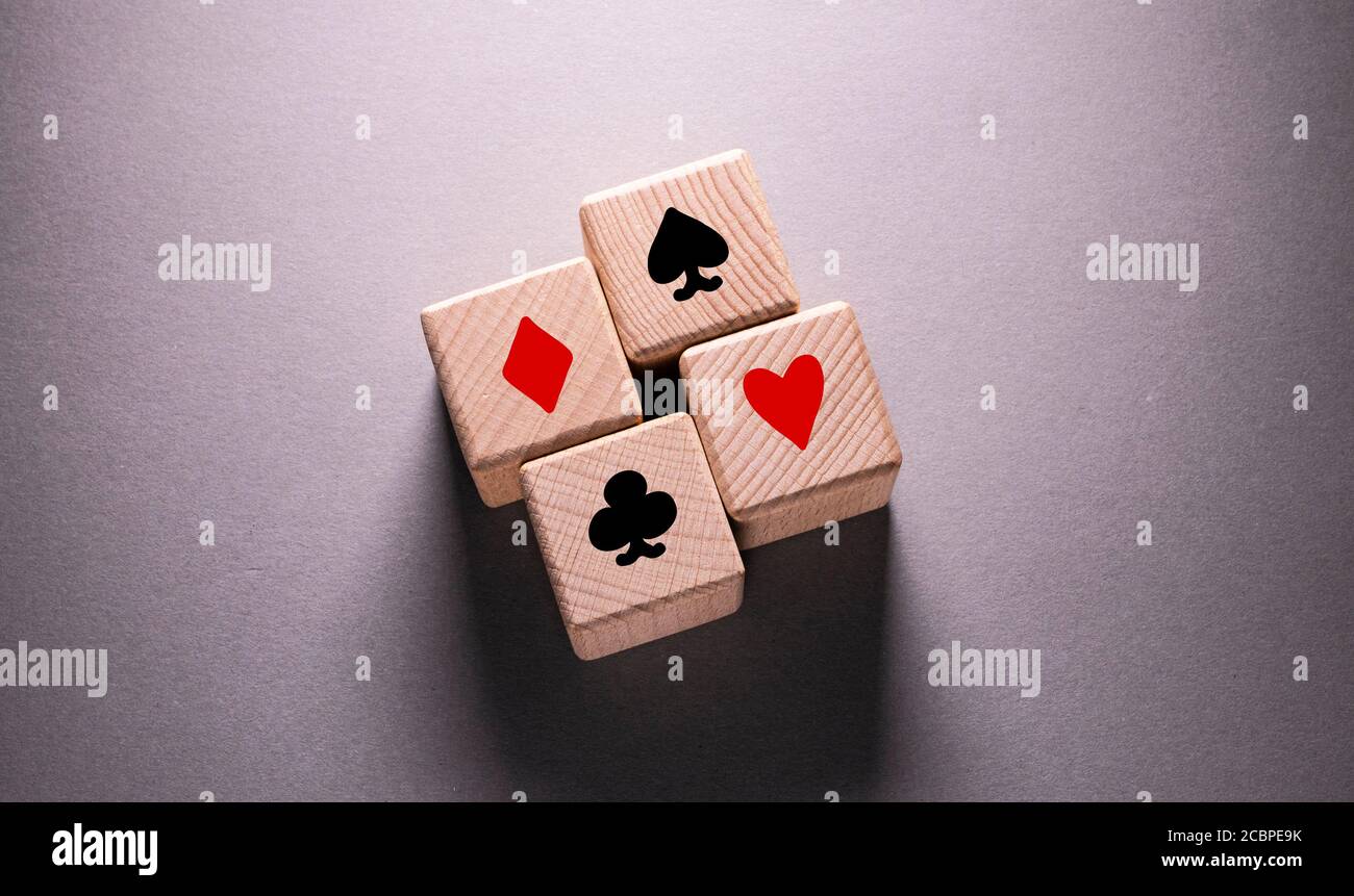 Dice cubes icon sign hi-res stock photography and images - Alamy