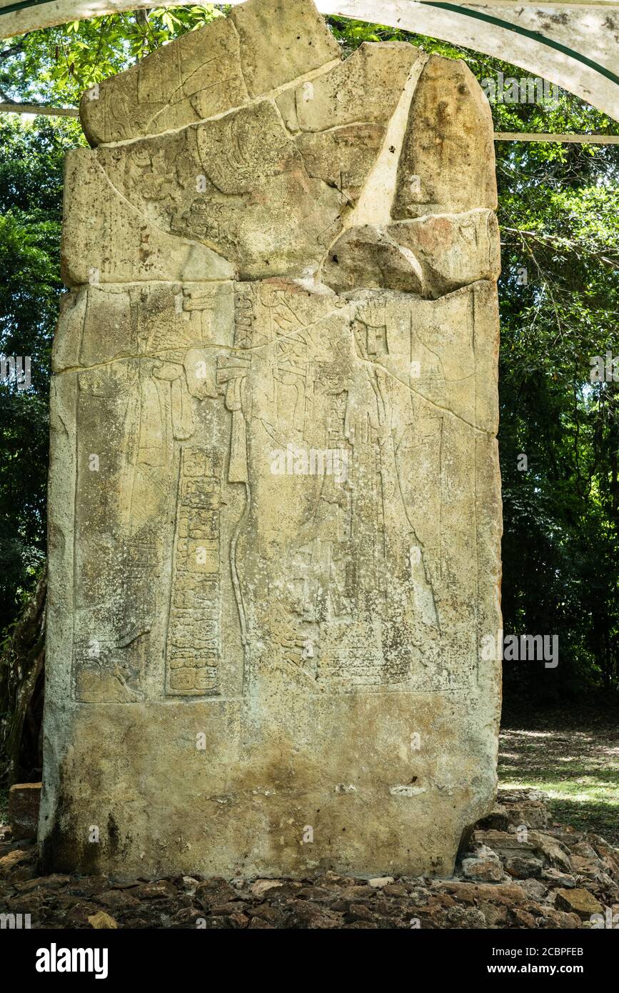 Relief mayan ruler at yaxchilan hi-res stock photography and images - Alamy