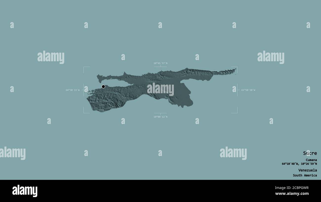 Cumana map hi-res stock photography and images - Alamy