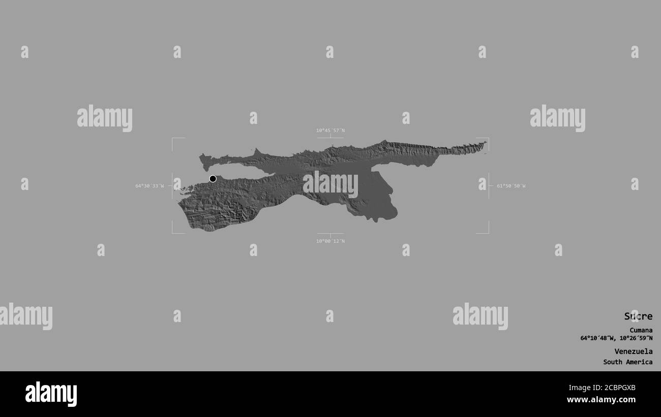 Cumana map hi-res stock photography and images - Alamy