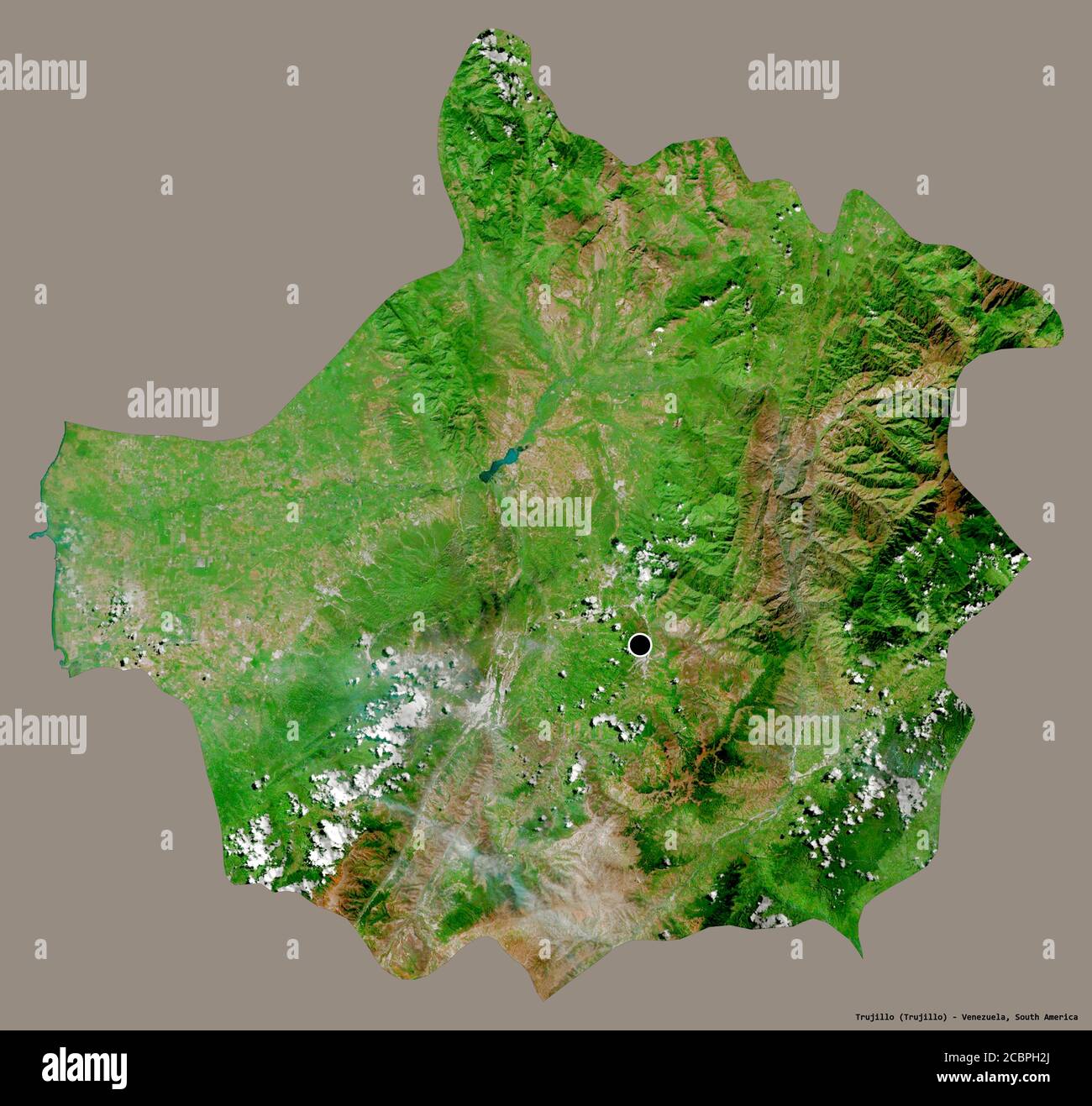 Trujillo on a map hi-res stock photography and images - Alamy