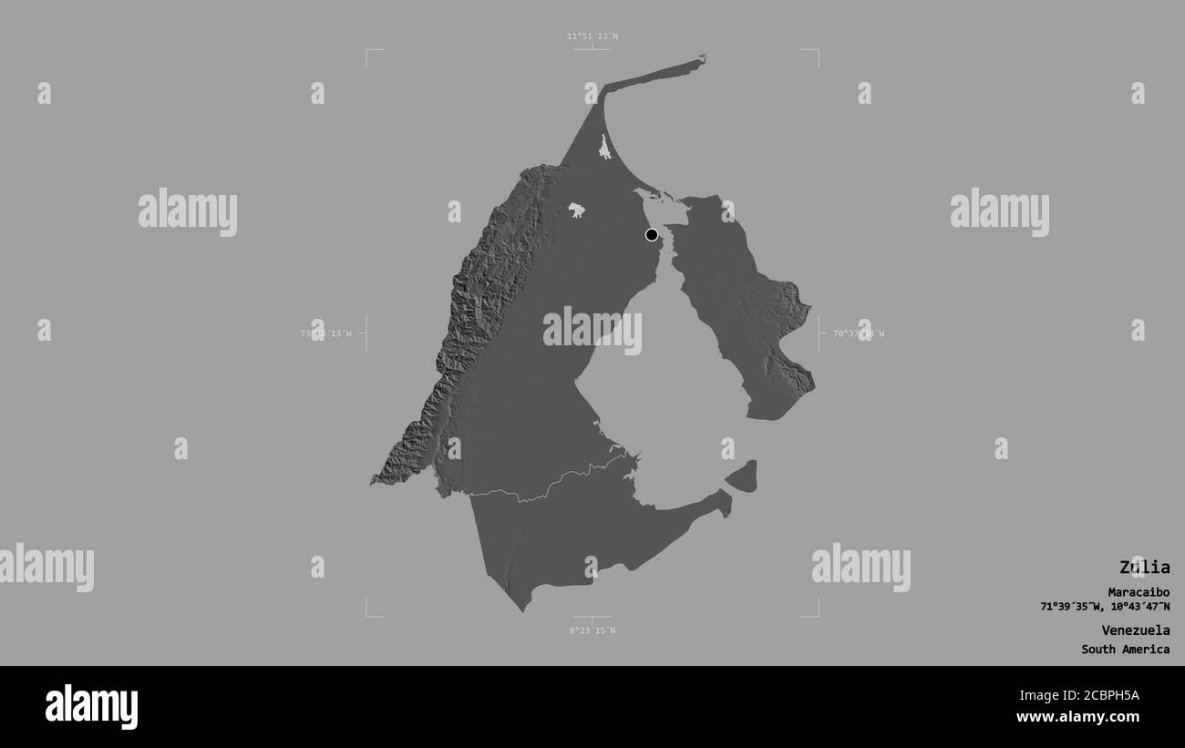 Zulia Map High Resolution Stock Photography and Images - Alamy