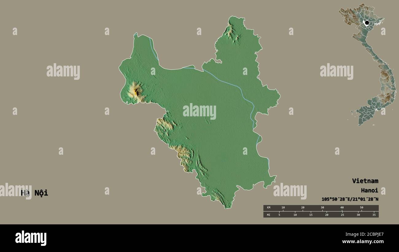 Hanoi city map 3d hi-res stock photography and images - Alamy