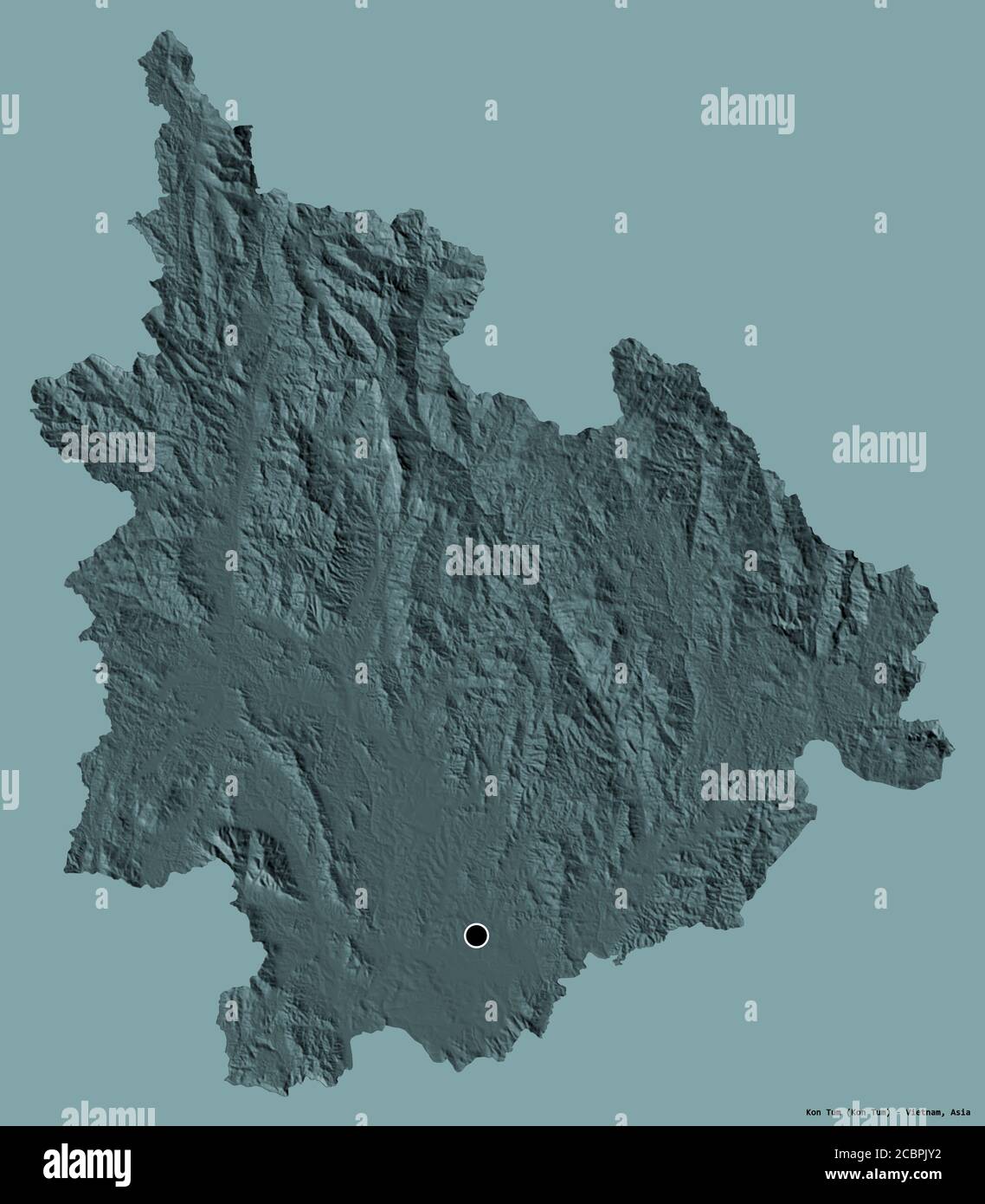 Kon tum province map hi-res stock photography and images - Alamy