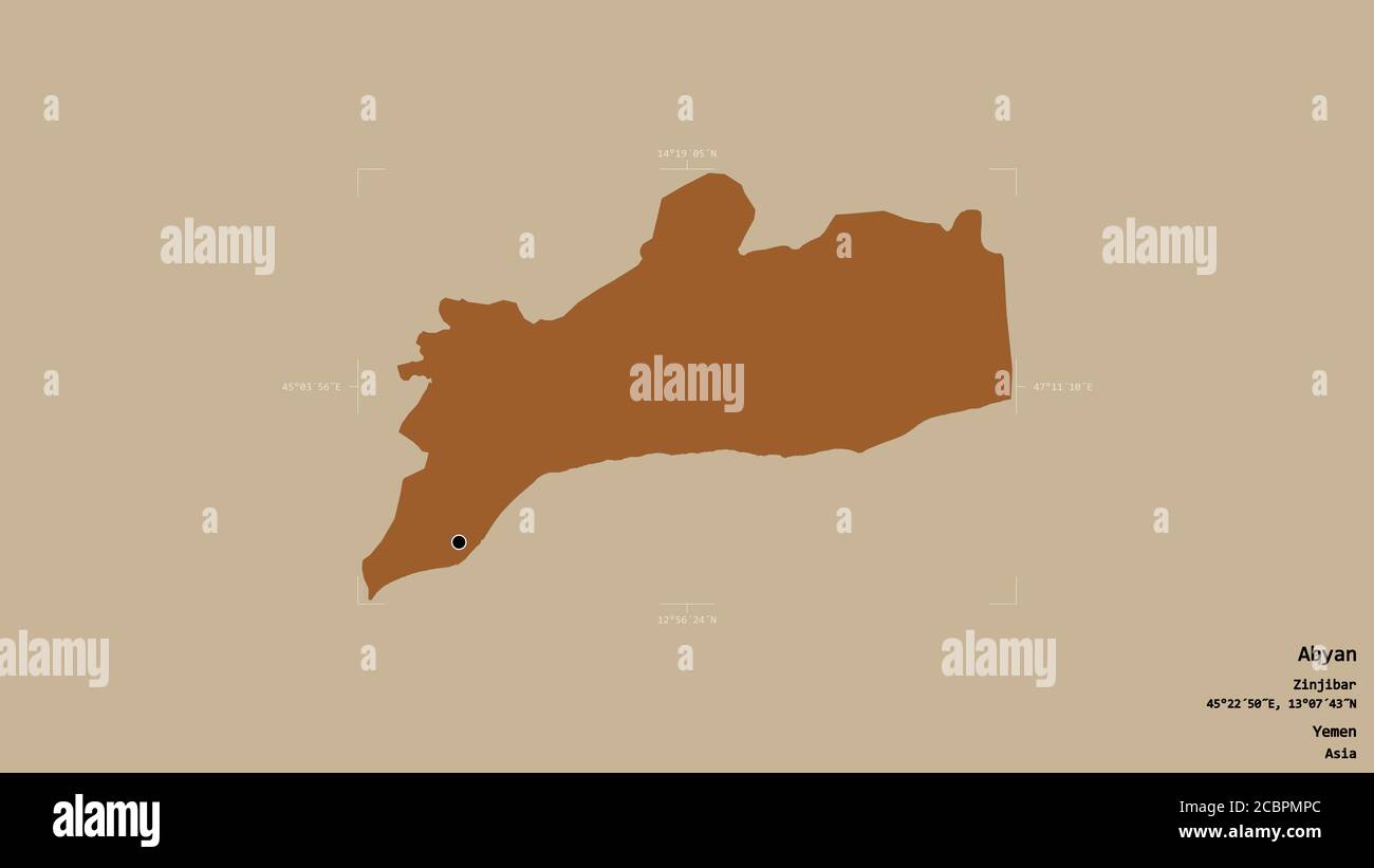 Abyan map hi-res stock photography and images - Alamy