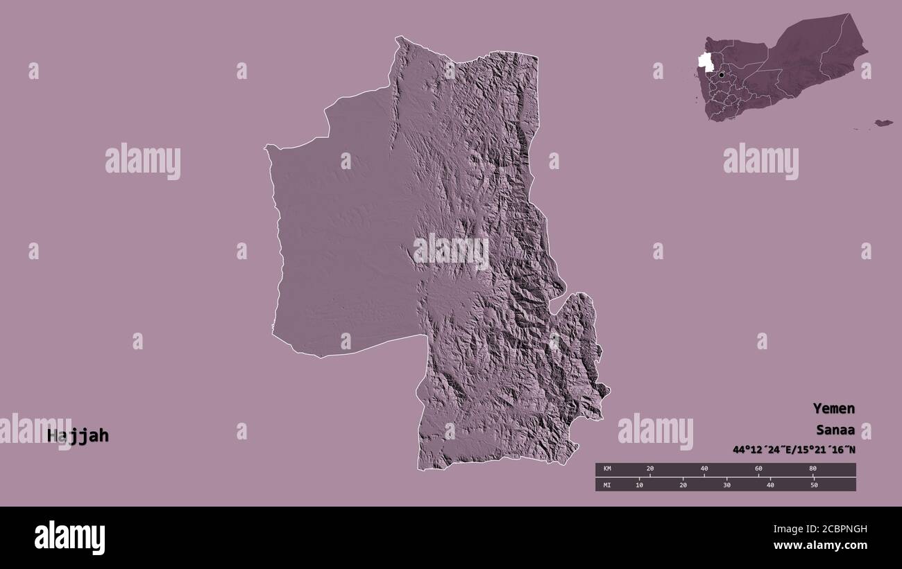 Hajjah map hi-res stock photography and images - Alamy