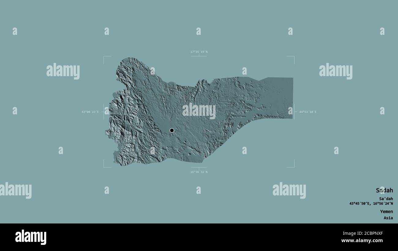 Map of sadah hi-res stock photography and images - Alamy