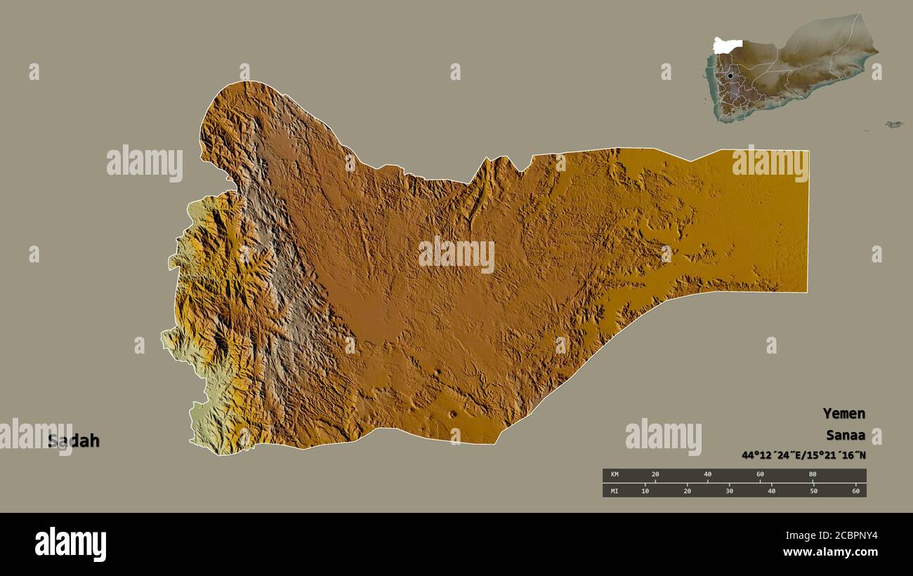 Map of sadah hi-res stock photography and images - Alamy