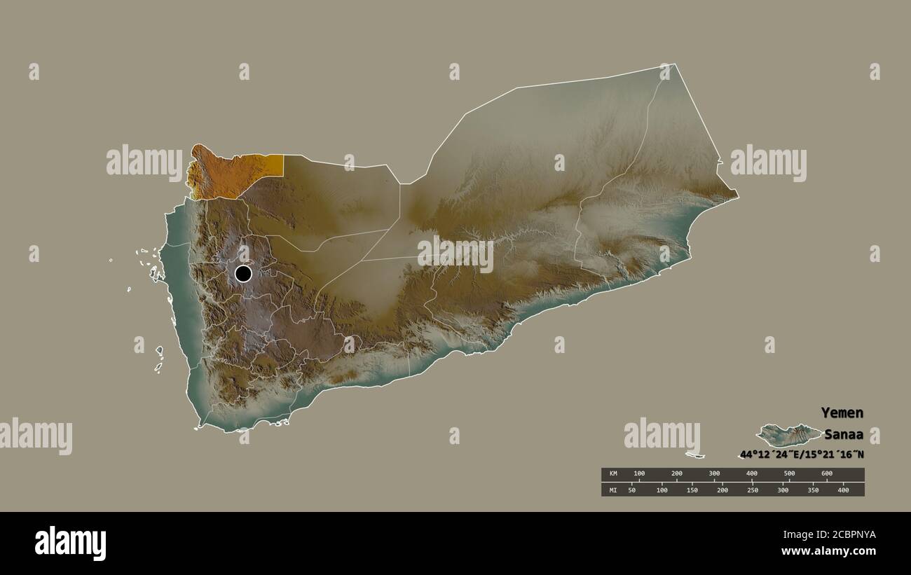 Map of sadah hi-res stock photography and images - Alamy