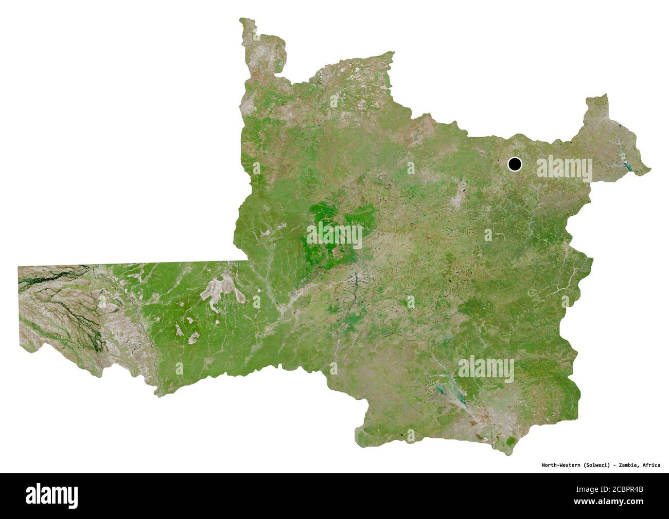 Zambia map satellite geography Cut Out Stock Images & Pictures - Alamy